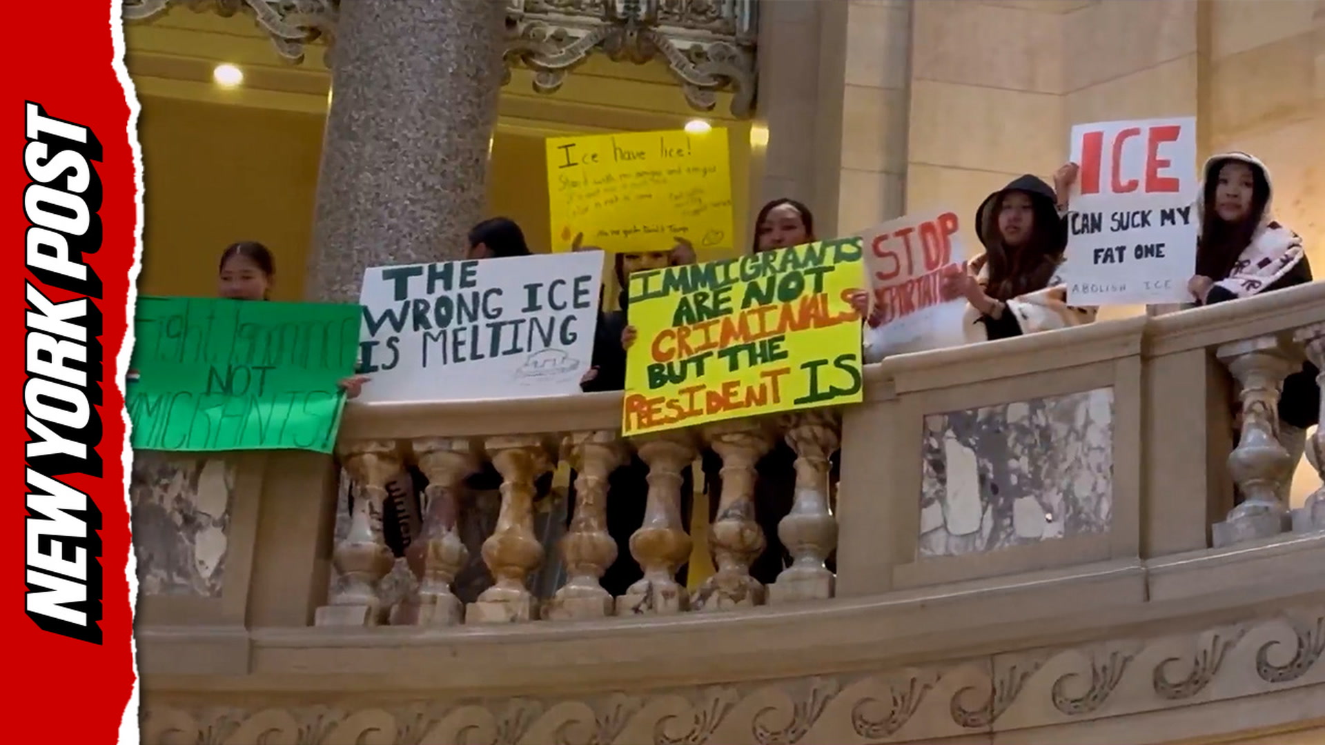 Anti-ICE protesters storm Minnesota capitol