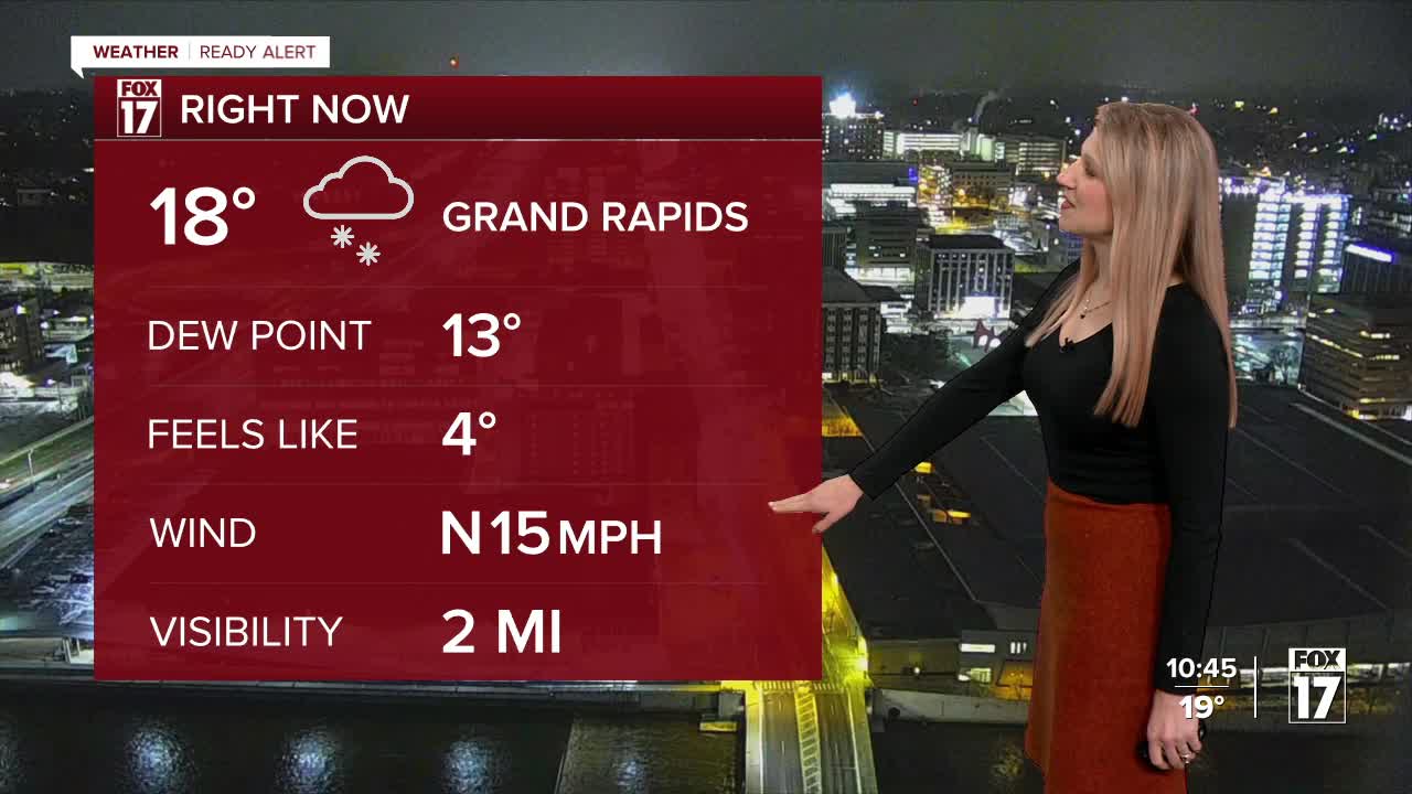 Wednesday night forecast: Windy and cold, scattered snow