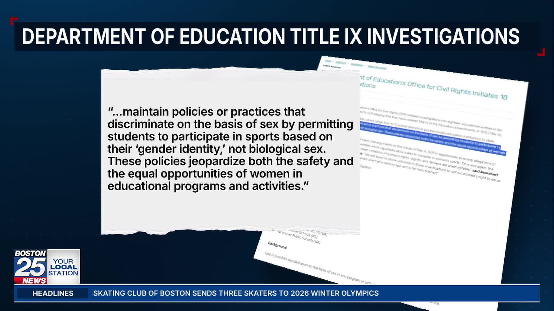 Department of Education launches civil rights investigation into ...