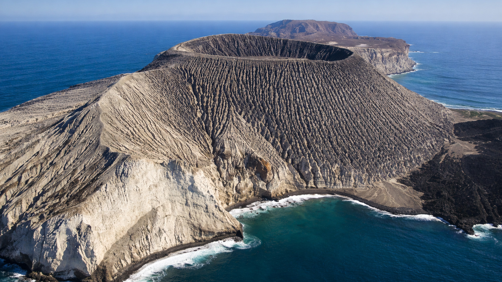 What formed this strange island?