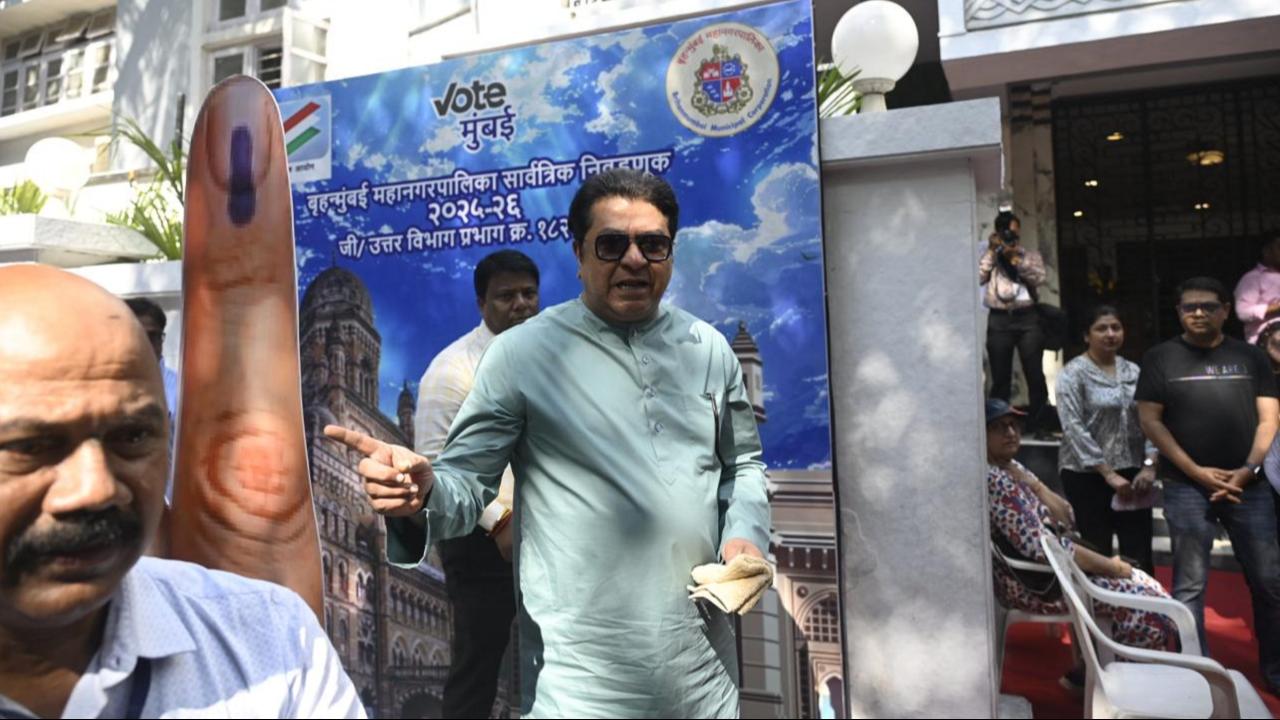 BMC election 2026: Raj Thackeray flags ink issue, civic body denies claims