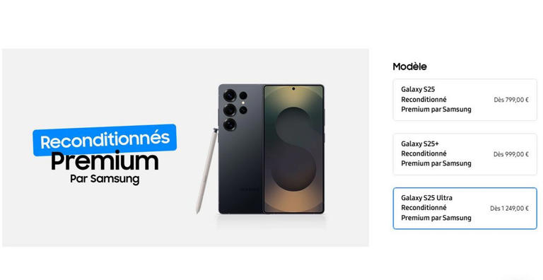 Samsung fait évoluer son offre en France avec sa gamme « Reconditionné ...
