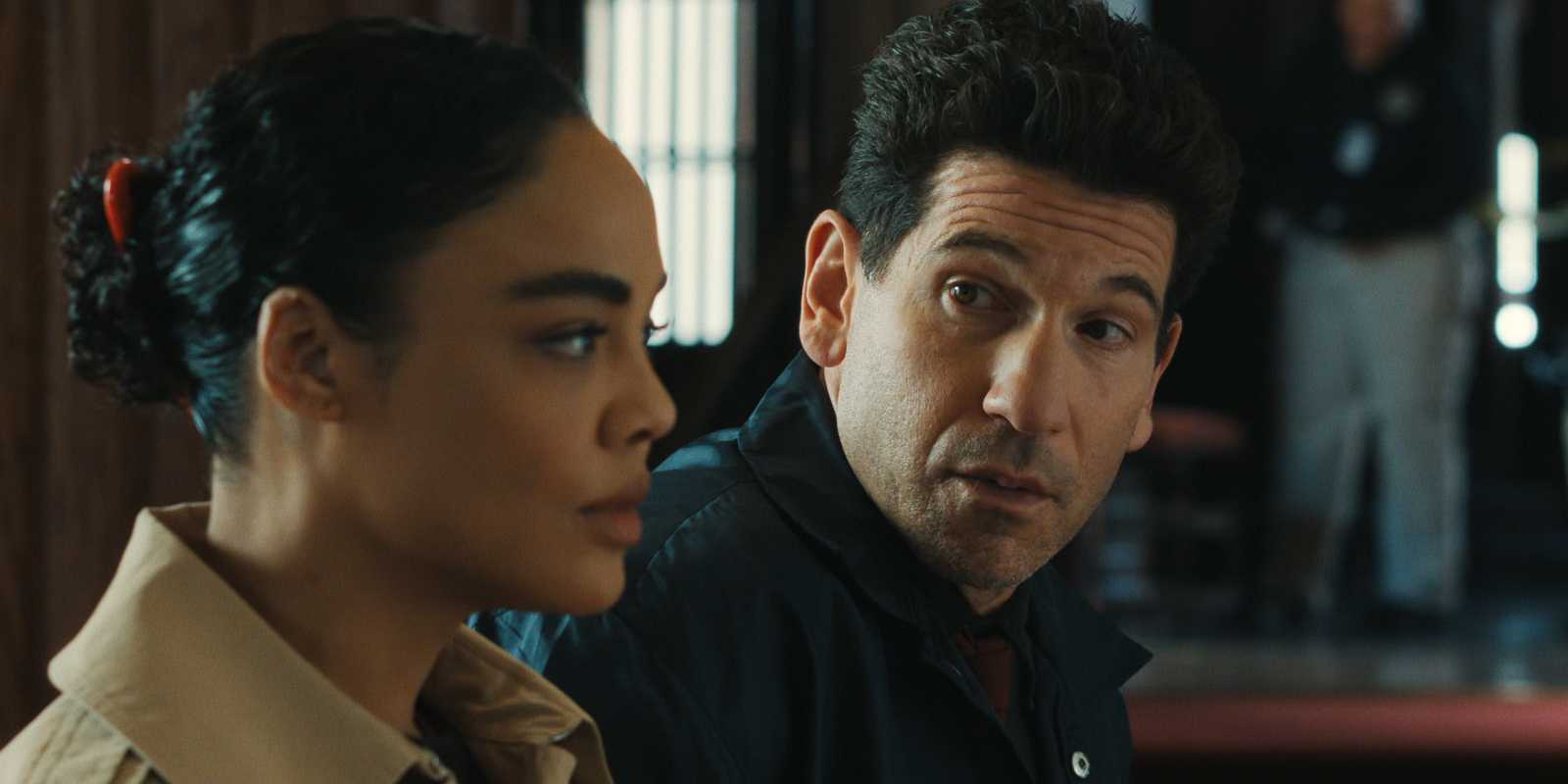 His & hers gives Marvel's Jon Bernthal & Tessa Thompson the perfect team-up