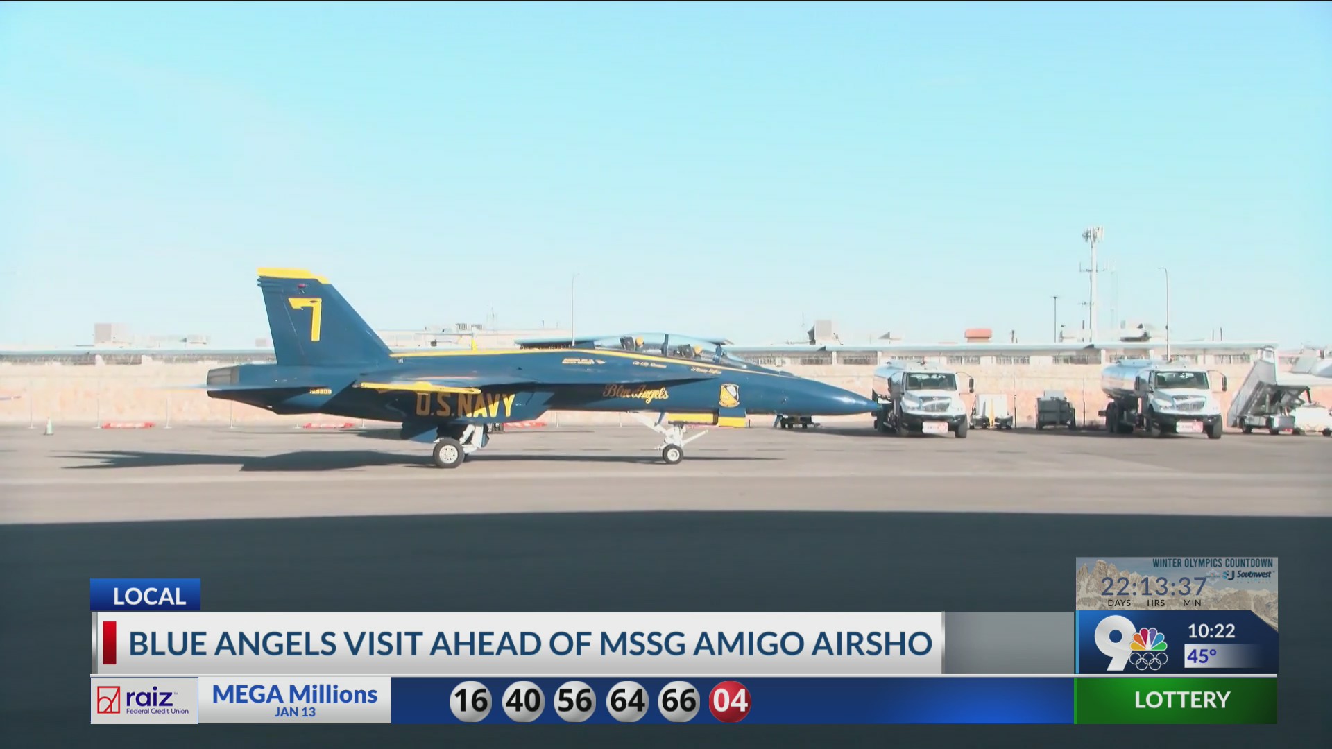 Blue Angles visit El Paso ahead of MSSG Amigo Airsho