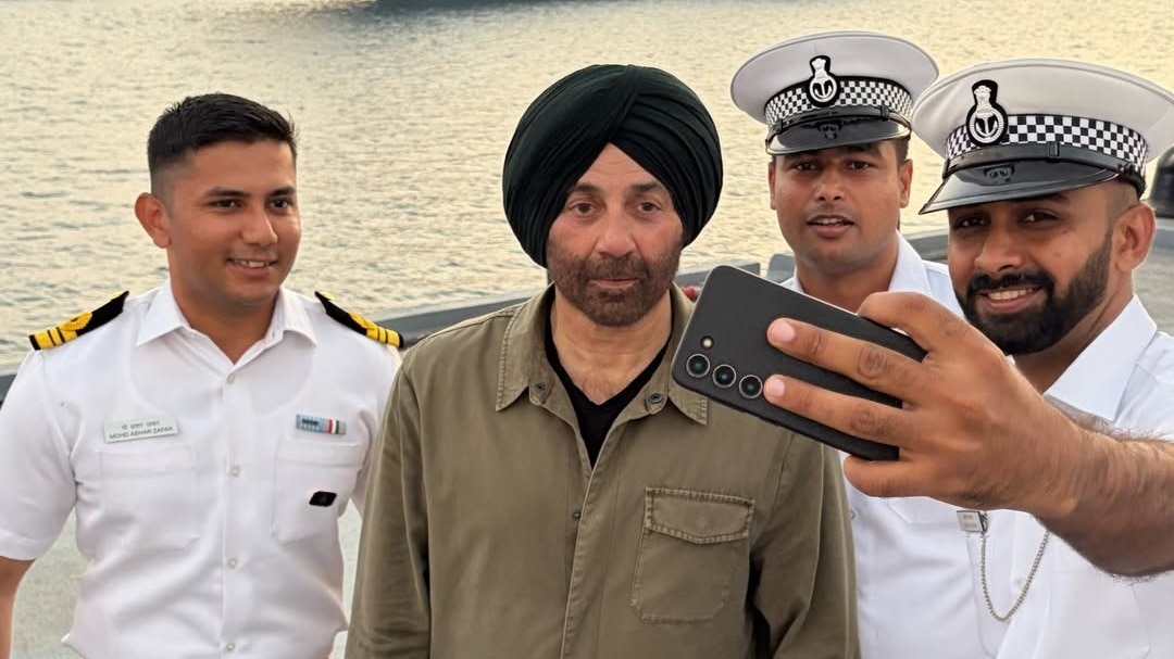 Ahead of Border 2, Sunny Deol pays tribute to Indian Navy, visits INS ...