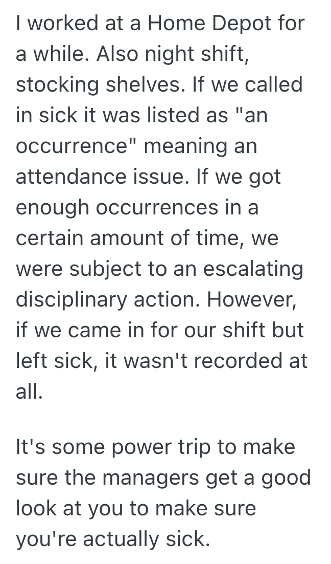 Healthcare worker goes to work sick because she doesn’t want an ...