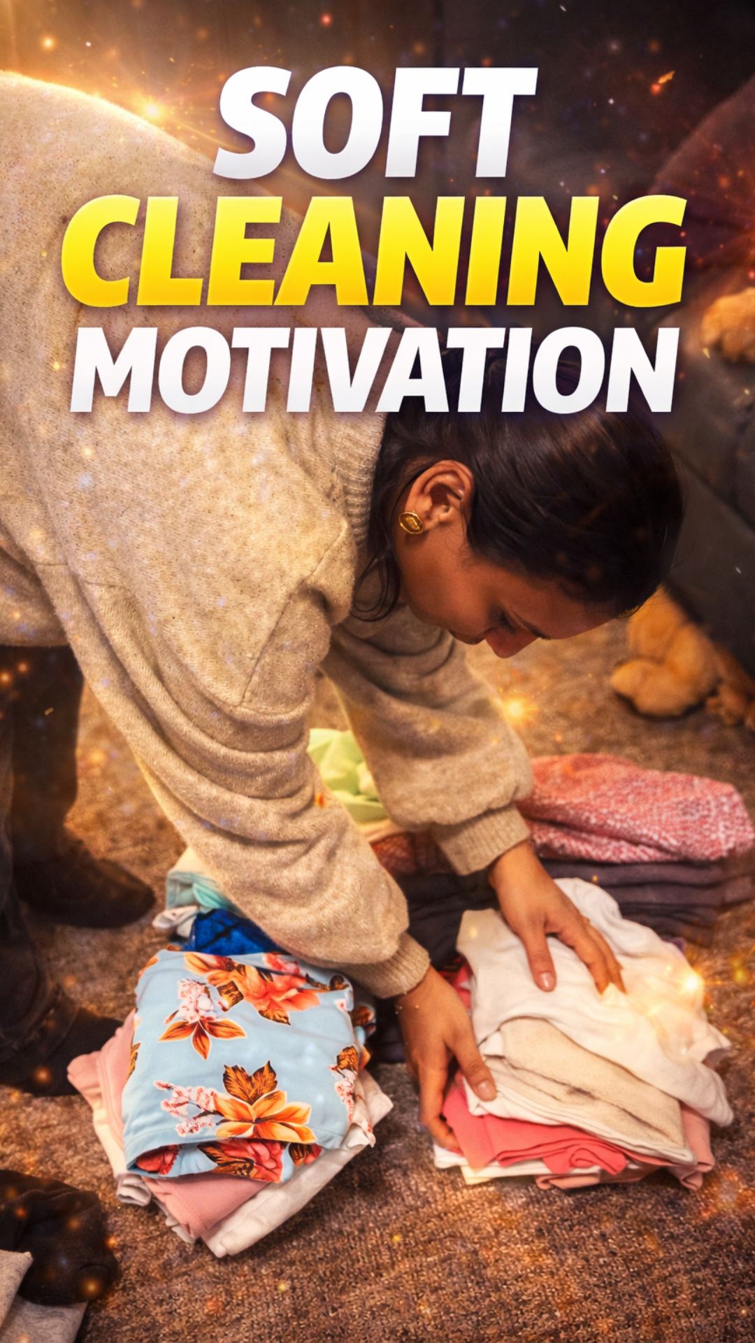 Peaceful cleaning motivation for a fresh home