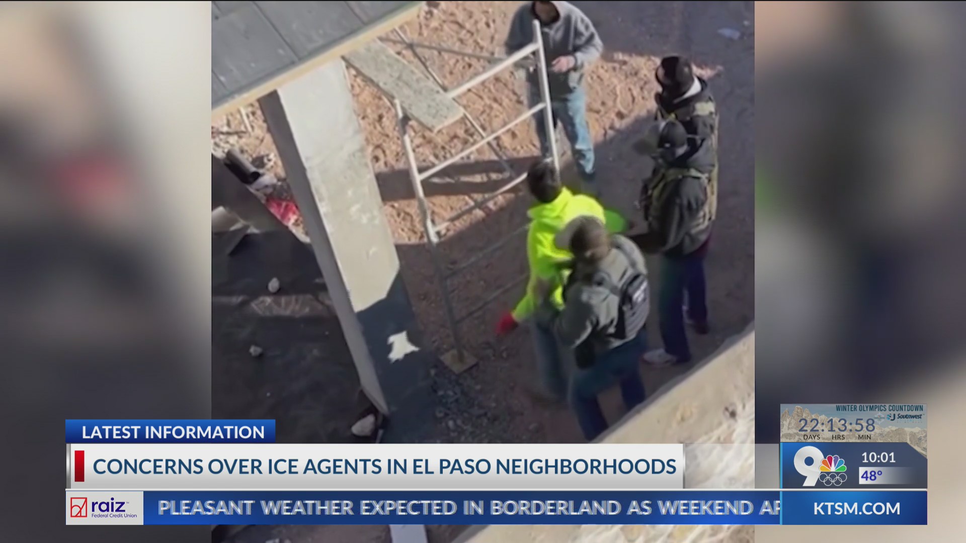ICE agents spotted at Horizon construction site
