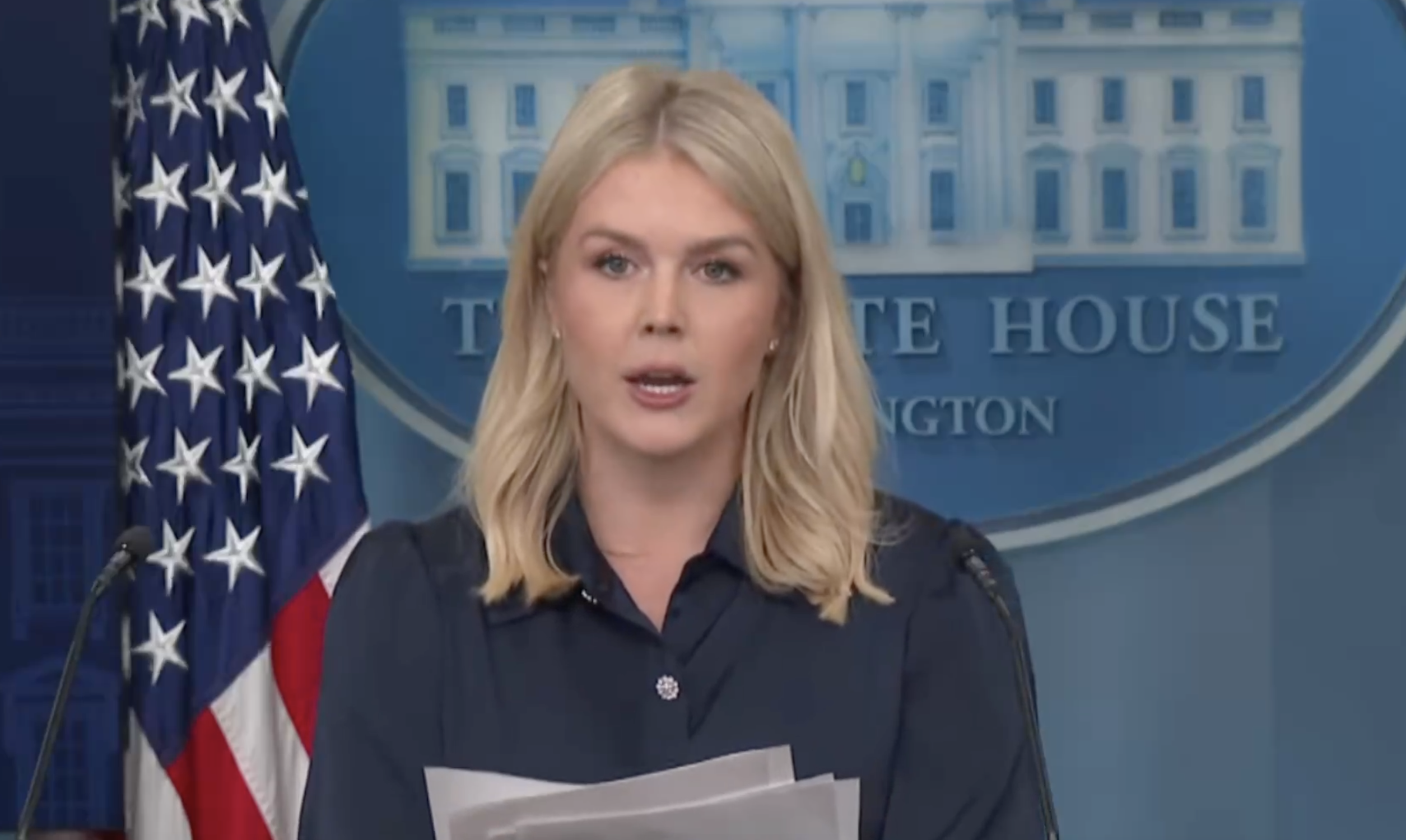 The American economy will boom: Karoline Leavitt makes more empty ...