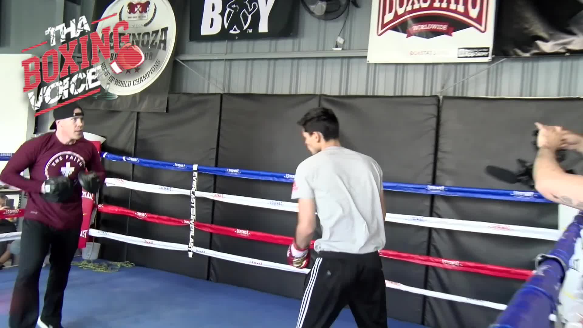 Ryan Garcia golden boy prospect flashes his amazing hand-speed on the mitts