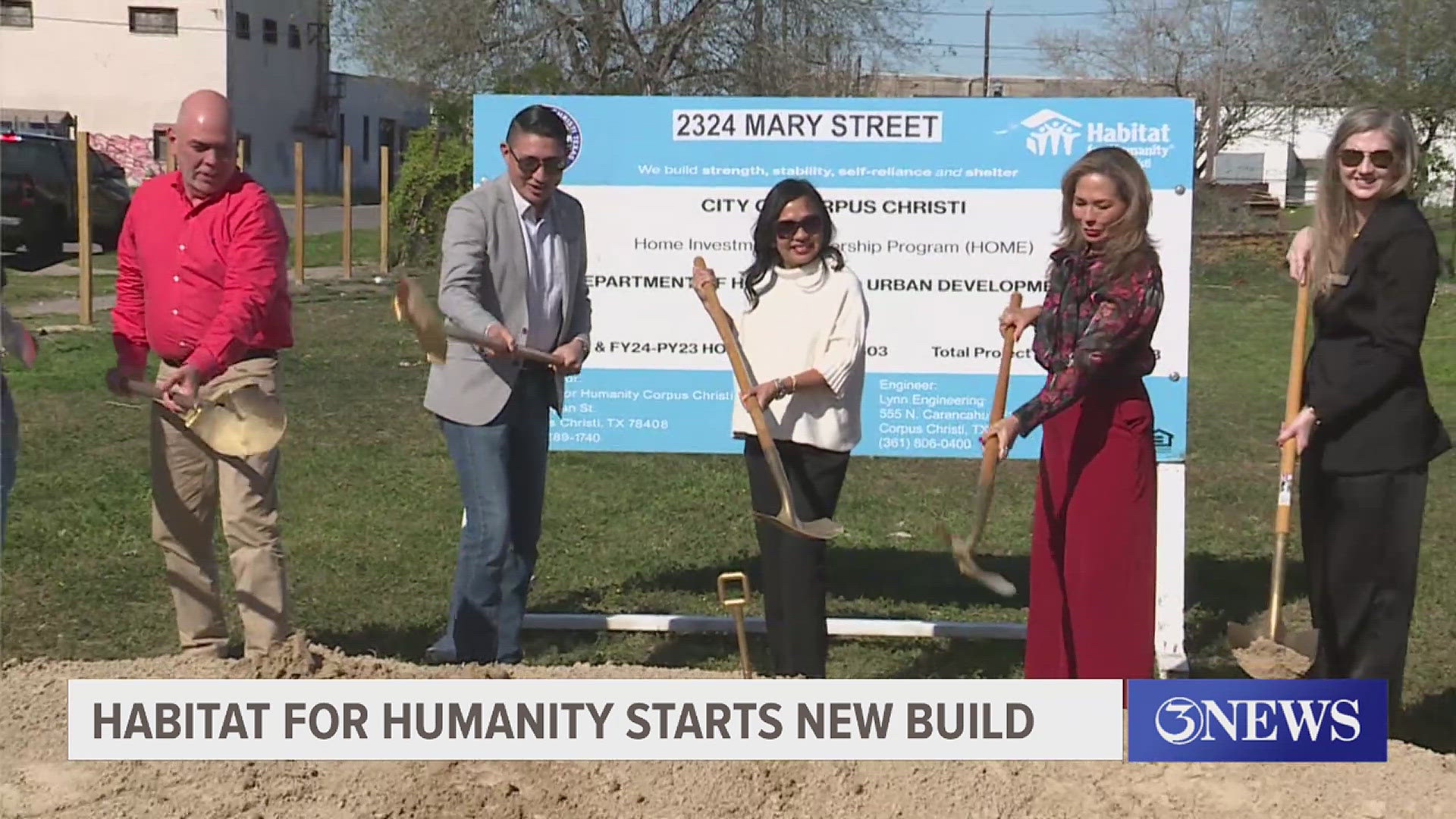 Habitat for Humanity Corpus Christi breaks ground on first 2026 home build