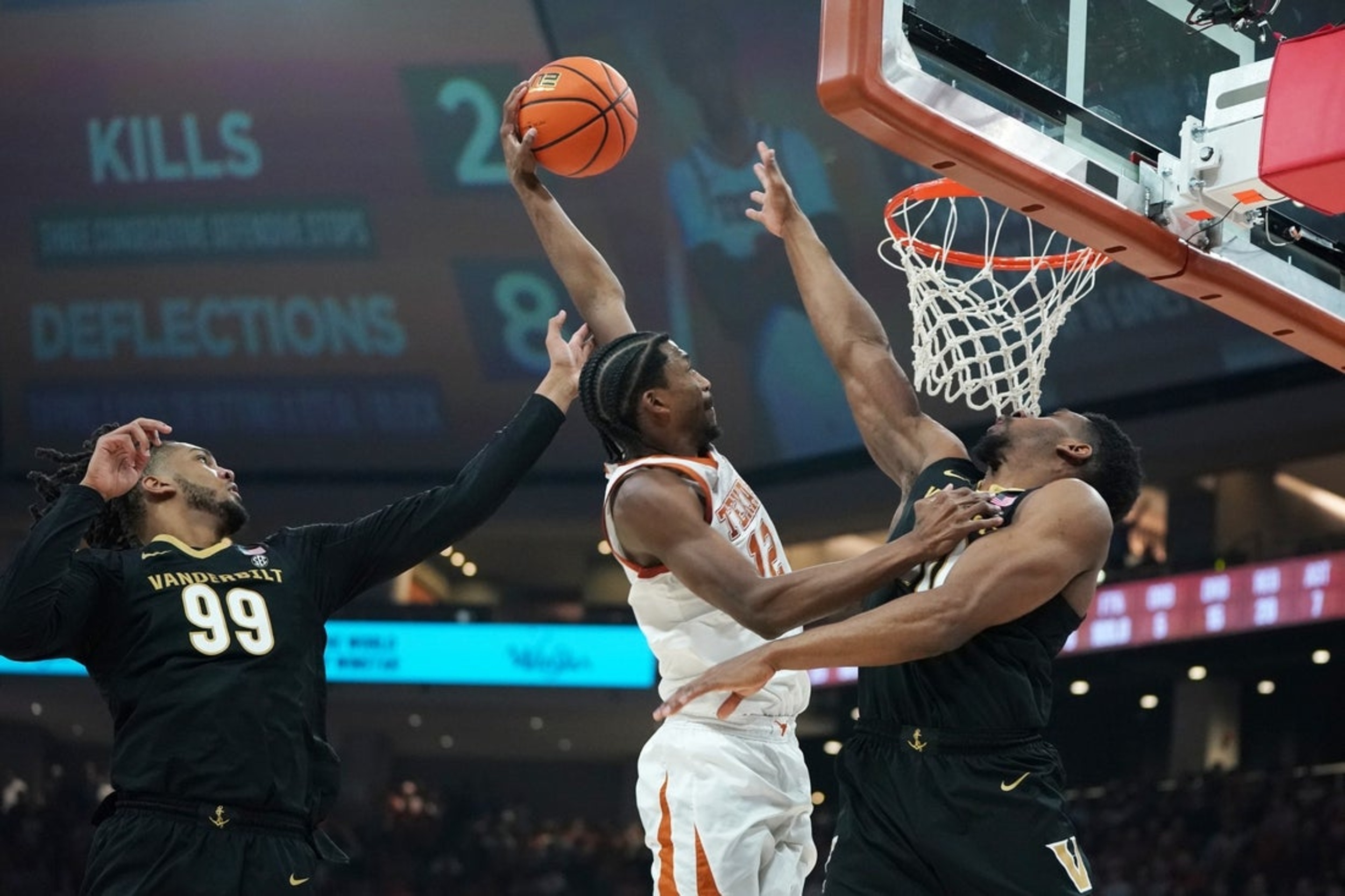 Texas denies No. 10 Vanderbilt program-record 17-0 start