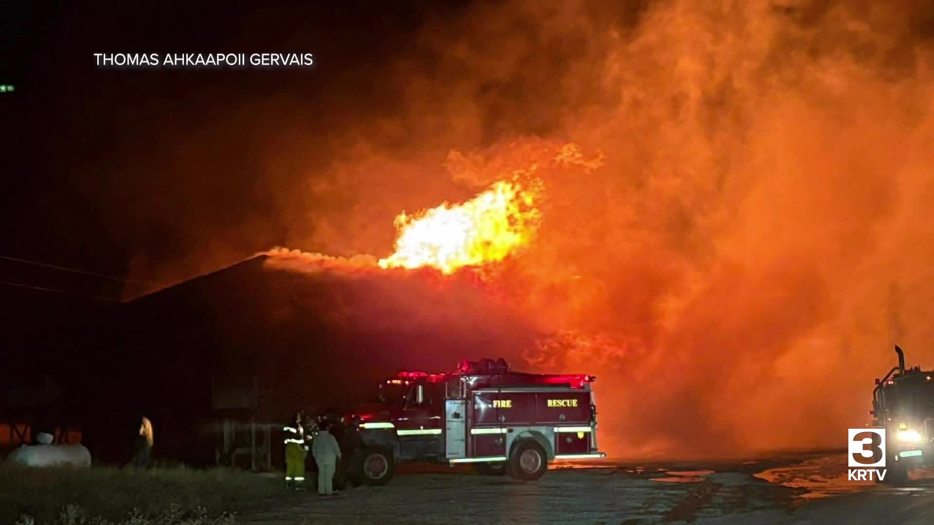 Fire destroys Babb restaurant; deadly fire in Havre