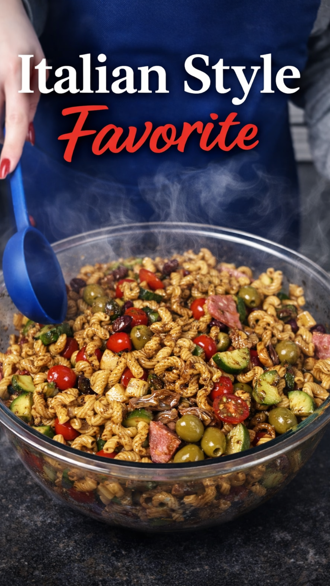 Easy Italian pasta salad everyone loves
