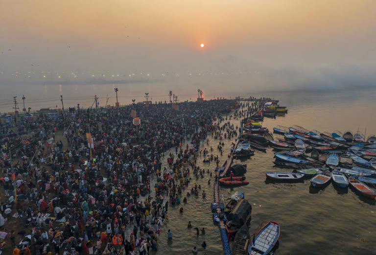 Magh Mela: Over 36 lakh take dip at Sangam on Makar Sankranti