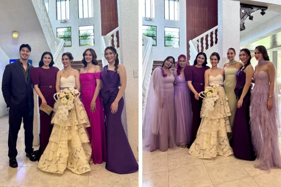 Beauty queens reunite at Miss Earth 2014 Jamie Herrell's wedding