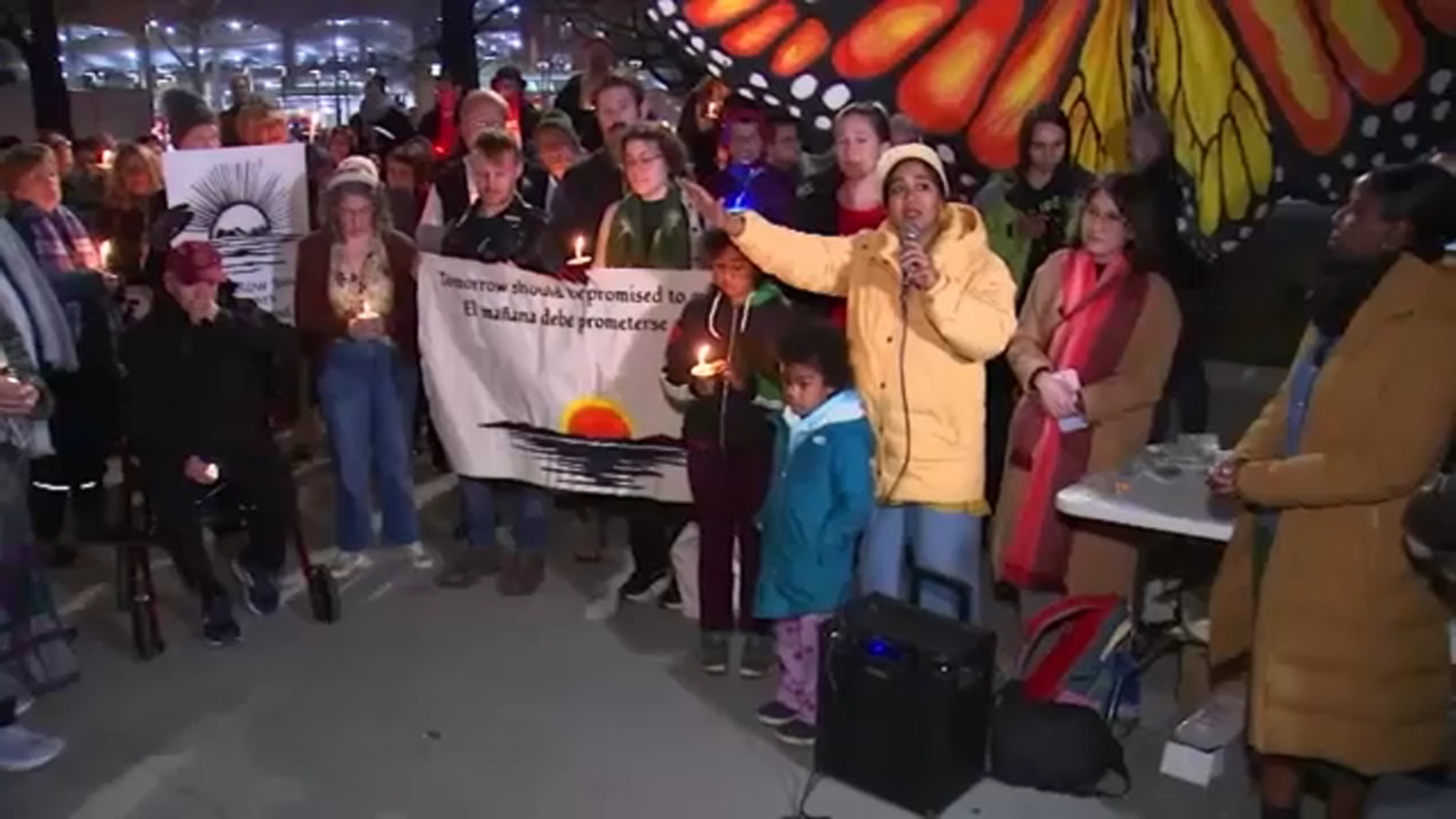 Hundreds gather in Raleigh for vigil remembering Renee Good, who was ...