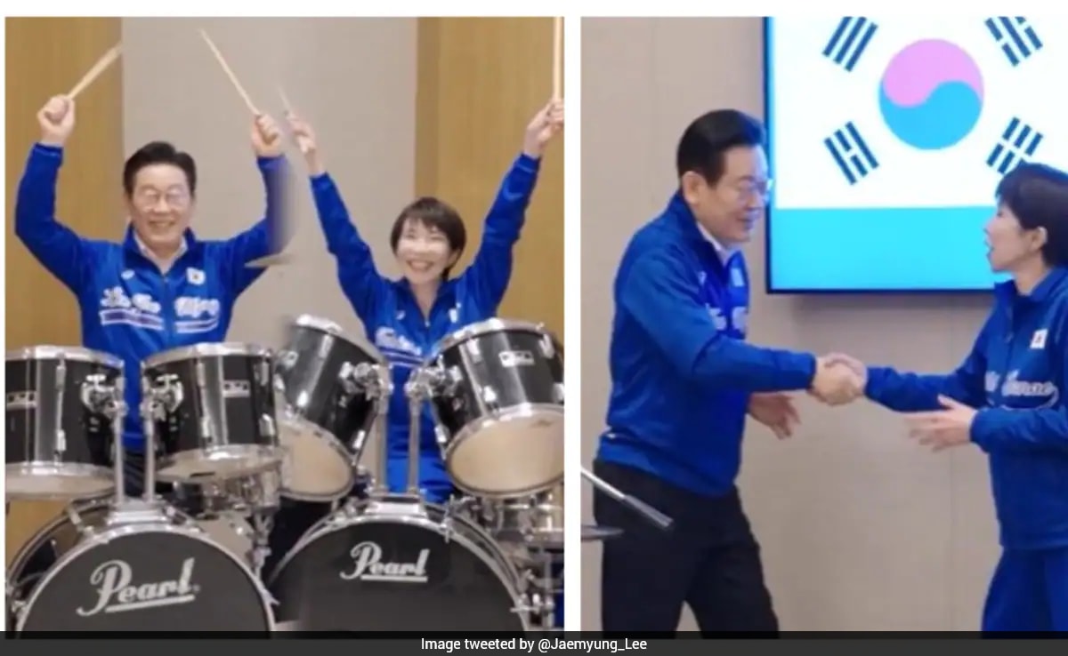 South Korea and Japan leaders trade suits for sticks, drum up K-pop ...