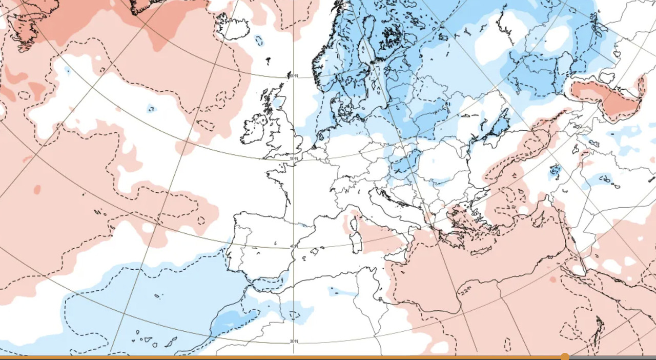 Freddo siberiano in arrivo, temperature fino a 15 gradi sotto la norma ...