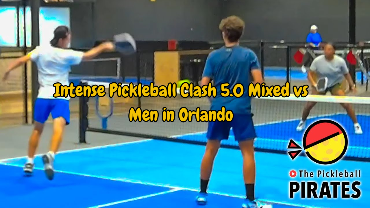 Next level pickleball 5.0 mixed vs men’s match in Orlando Florida
