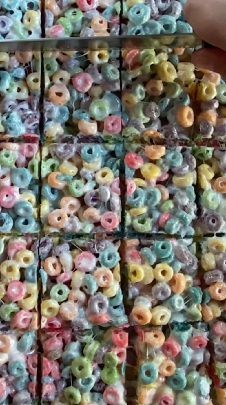 Fruit Loop Rice Krispy Treats Recipe