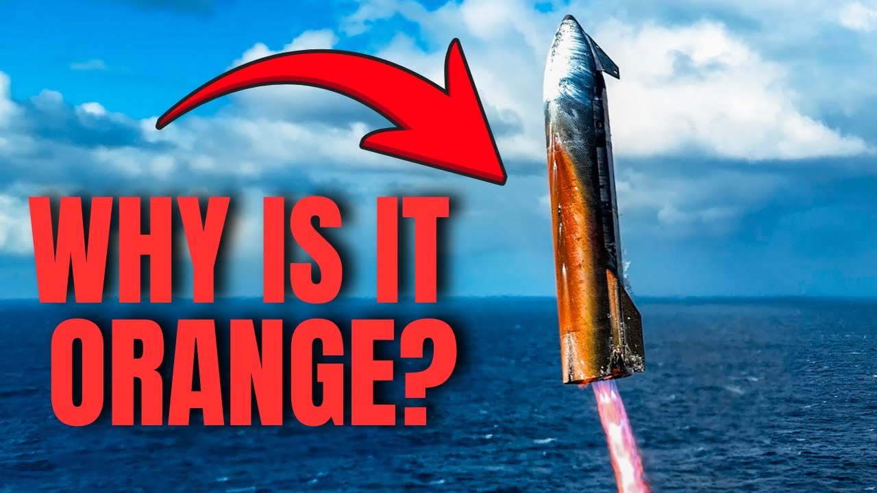 Elon Musk explained why Starship turned orange on Flight 10