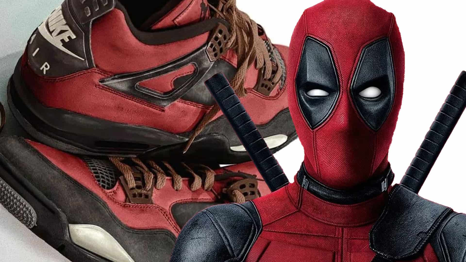 These “Deadpool” Air Jordan 4 sneakers are loud, red, and absolutely ...