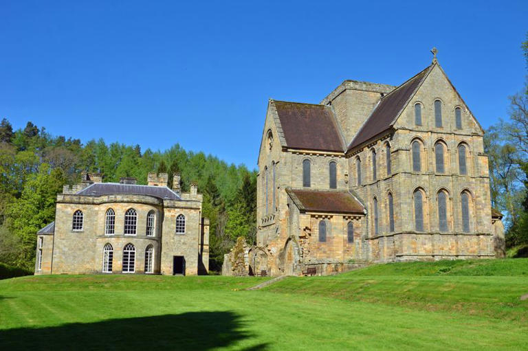 Enchanted Northumberland priory completely hidden from view in magical ...