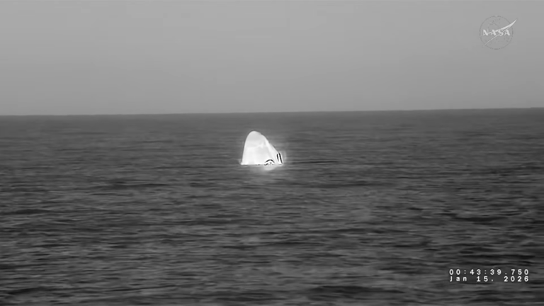 4 astronauts return to Earth after medical issue forces early ISS exit