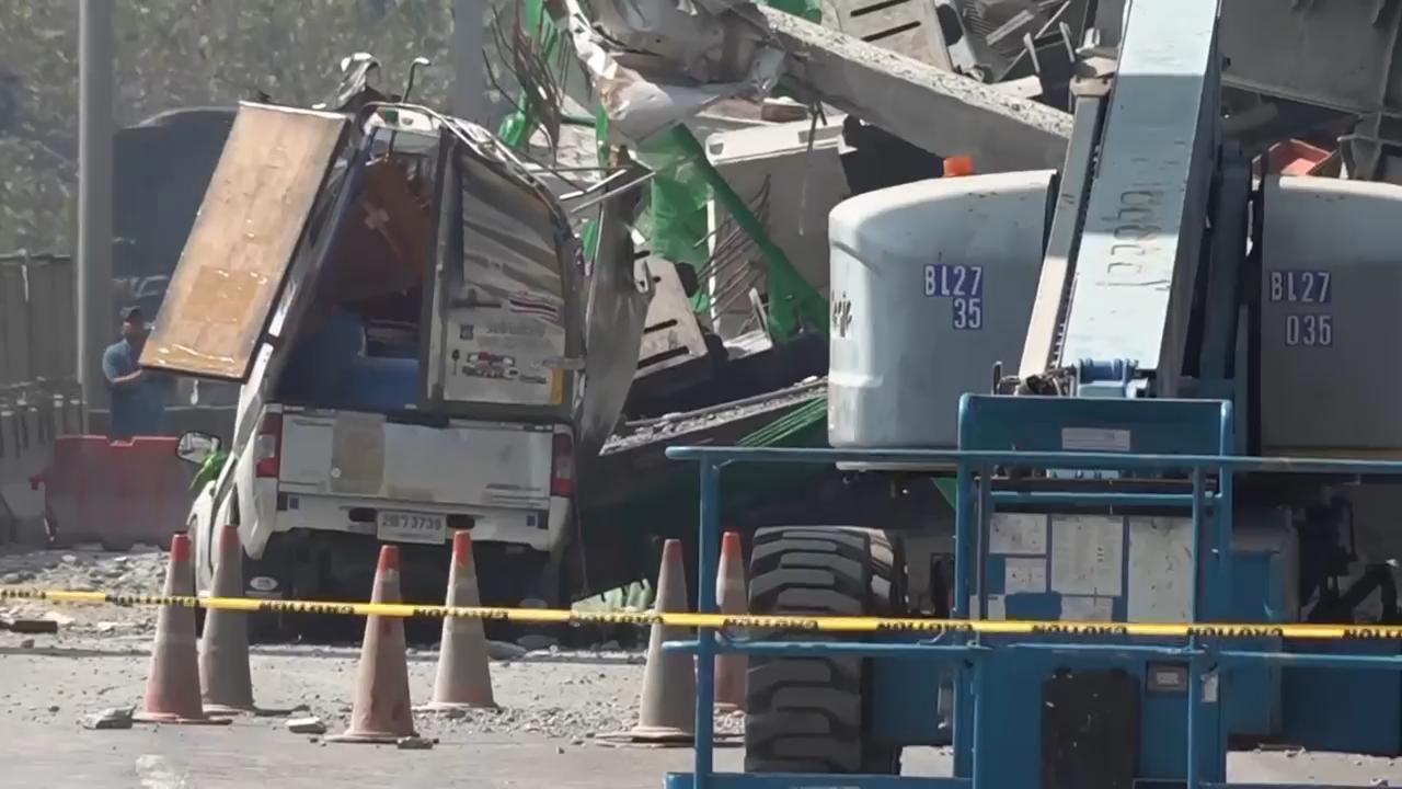 The AP at the site of another major construction accident in Thailand