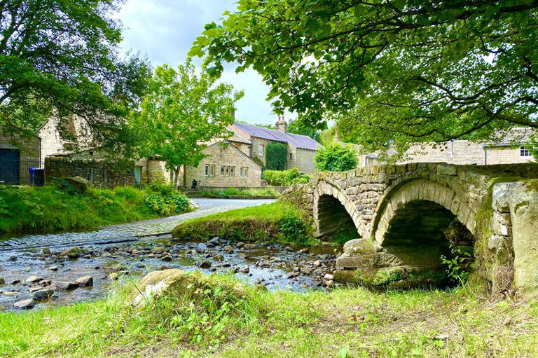 Lancashire's 'ghost' village filled with ruins of homes and bridges and ...