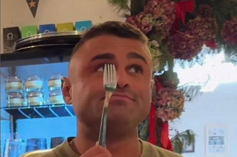 Cafe goes viral after influencer argues over fork during eating challenge