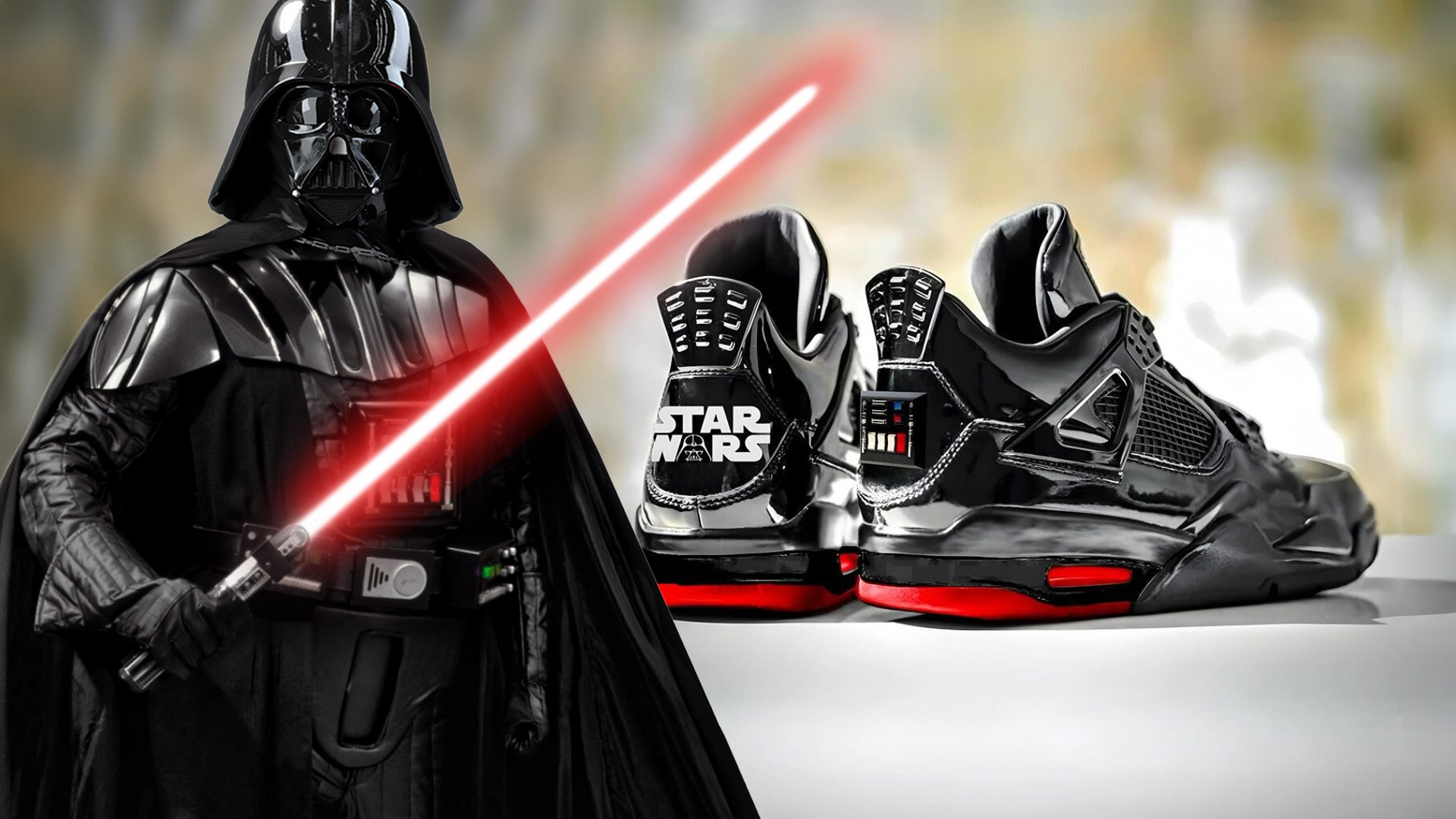 The Air Jordan 4 'Darth Vader' makes the case for going full dark side