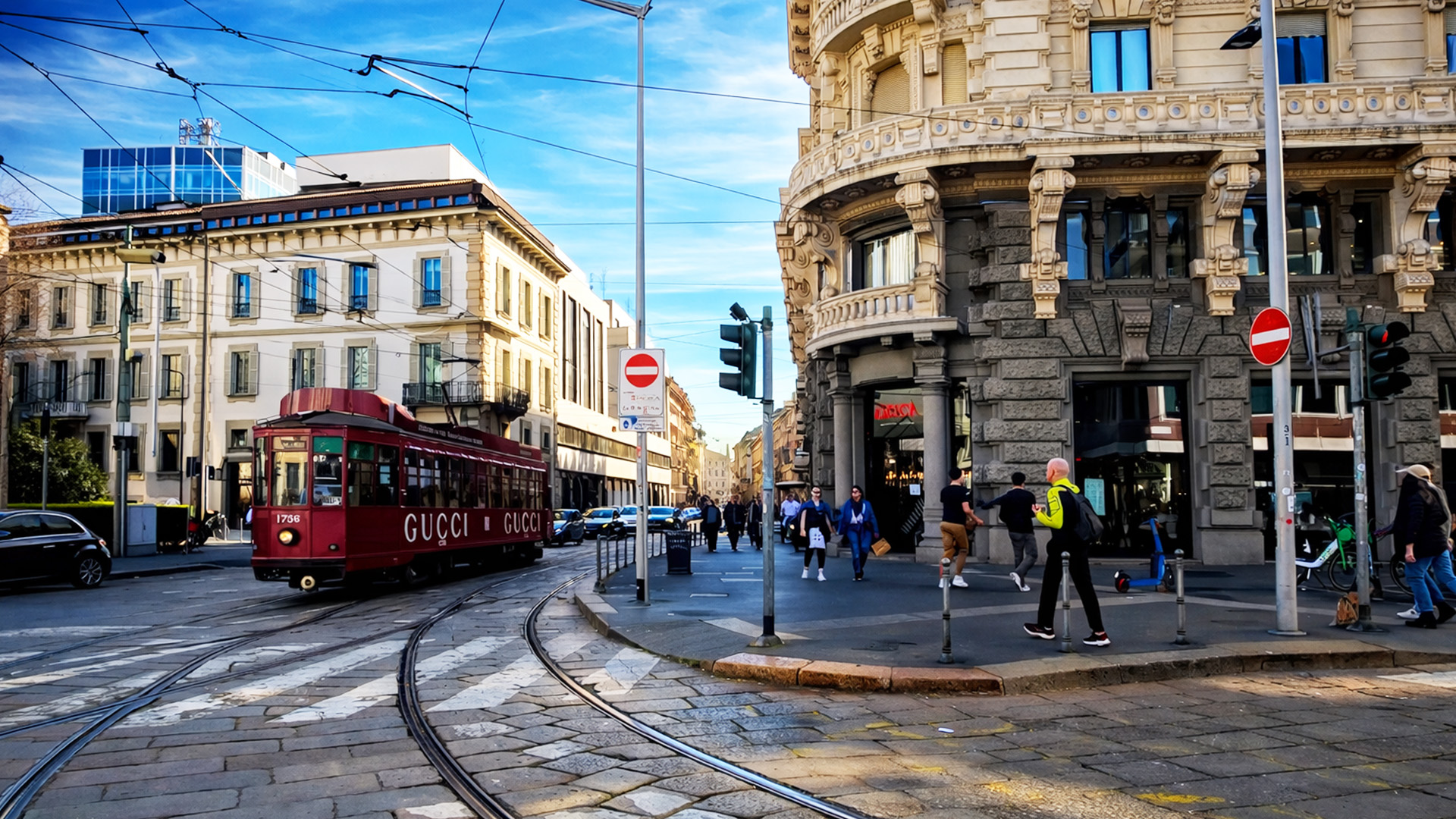 Spaziergang durch das Zentrum von Mailand
