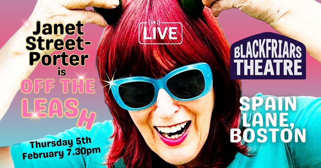 Janet Street-Porter is off the leash in Boston