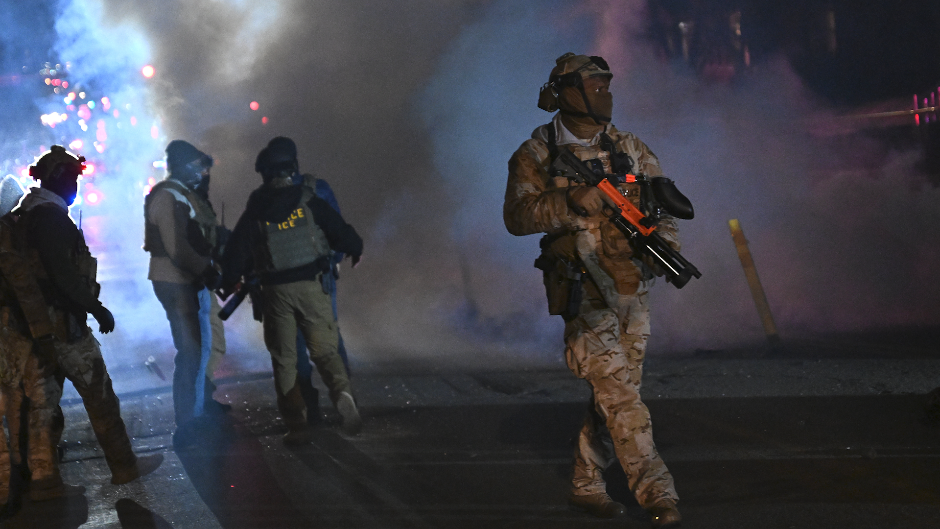 Standoff between protesters and ICE officers in Minneapolis
