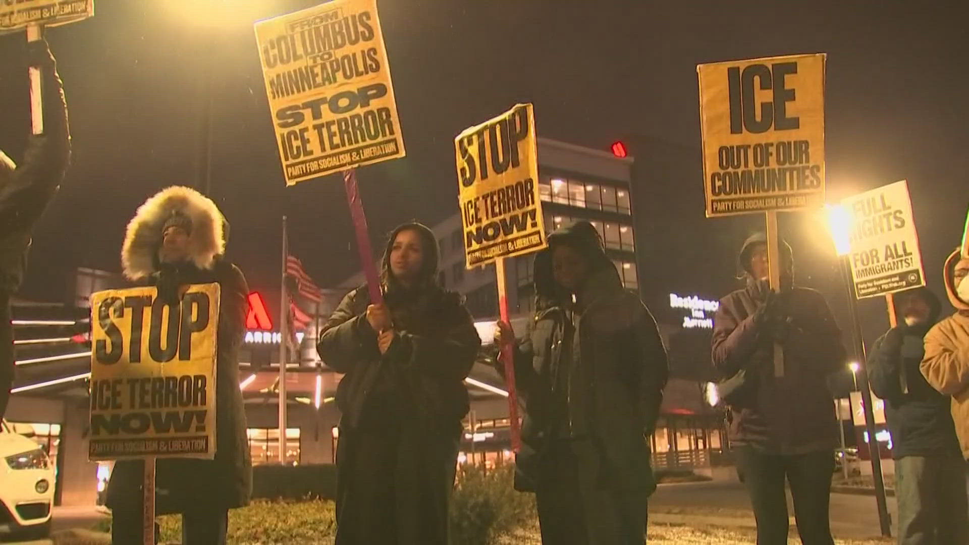 Anti-ICE noise demonstration protest held, aiming to increase presence ...