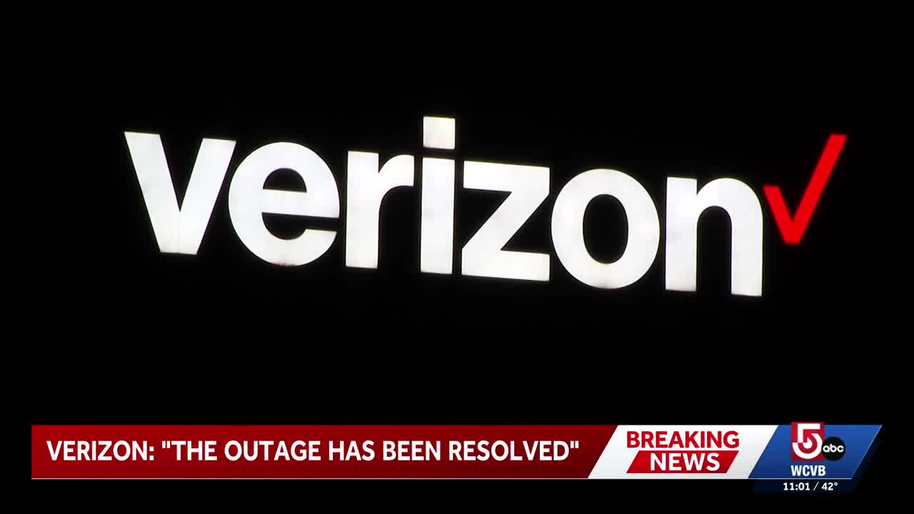 Widespread Verizon outage resolved after impacts reach Mass. residents