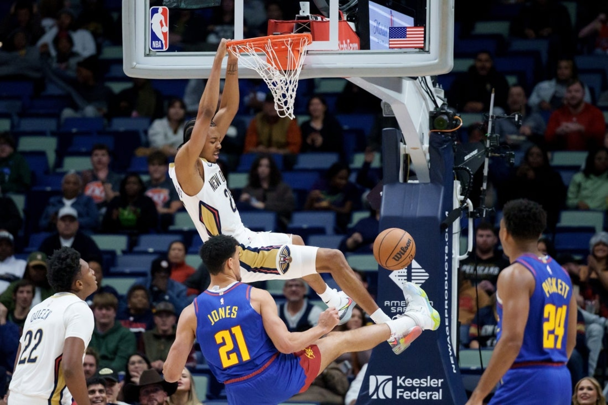 Trey Murphy III scores 34 points as Pelicans rally past Nets
