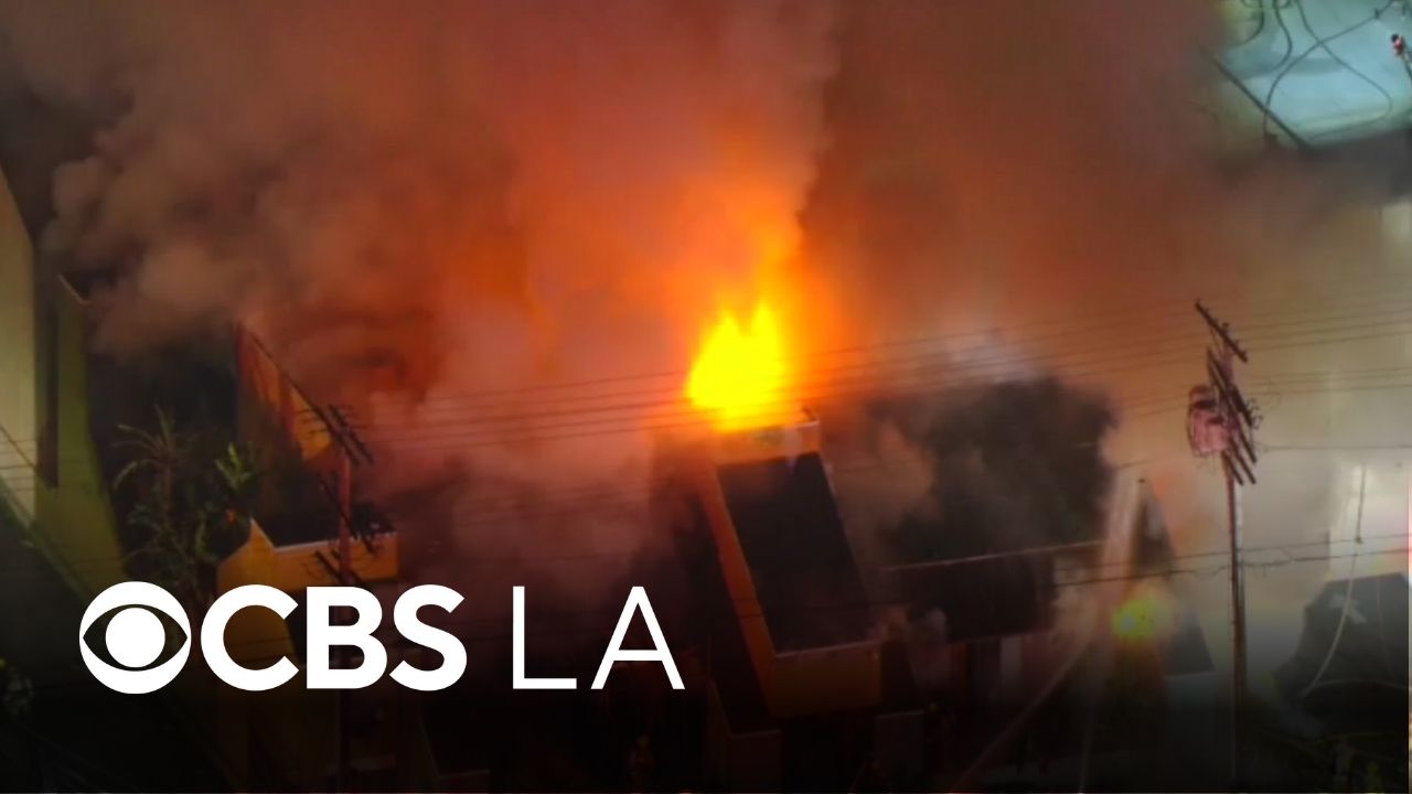 Massive fire reignites at former North Hills church