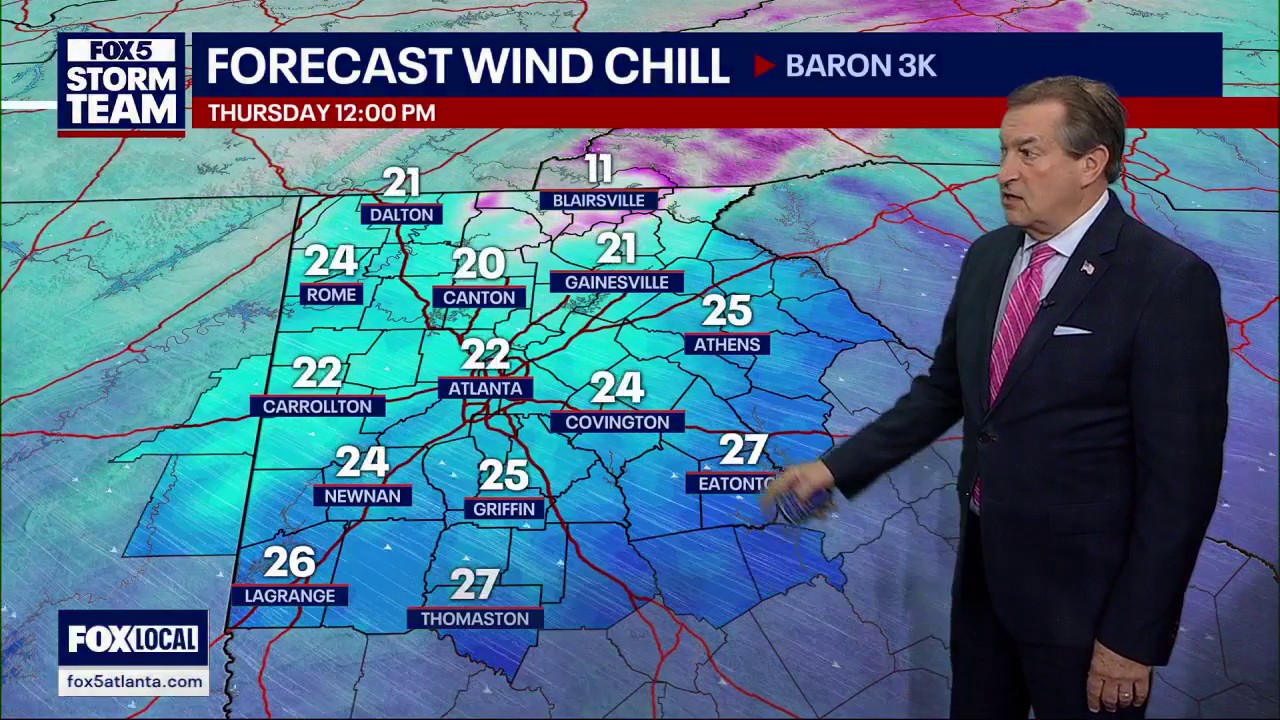 Wednesday night forecast: Cold blast arrives