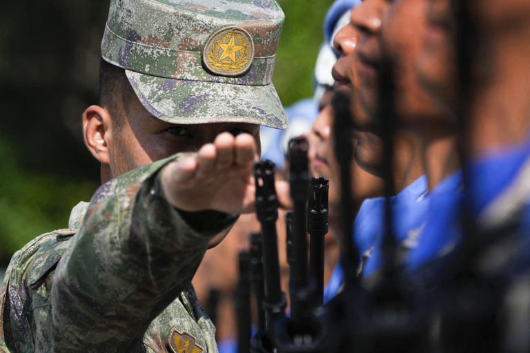 China issues 'stern warning' against 'external interference forces'