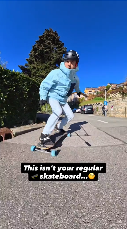 Looks like a skateboard… until it slides