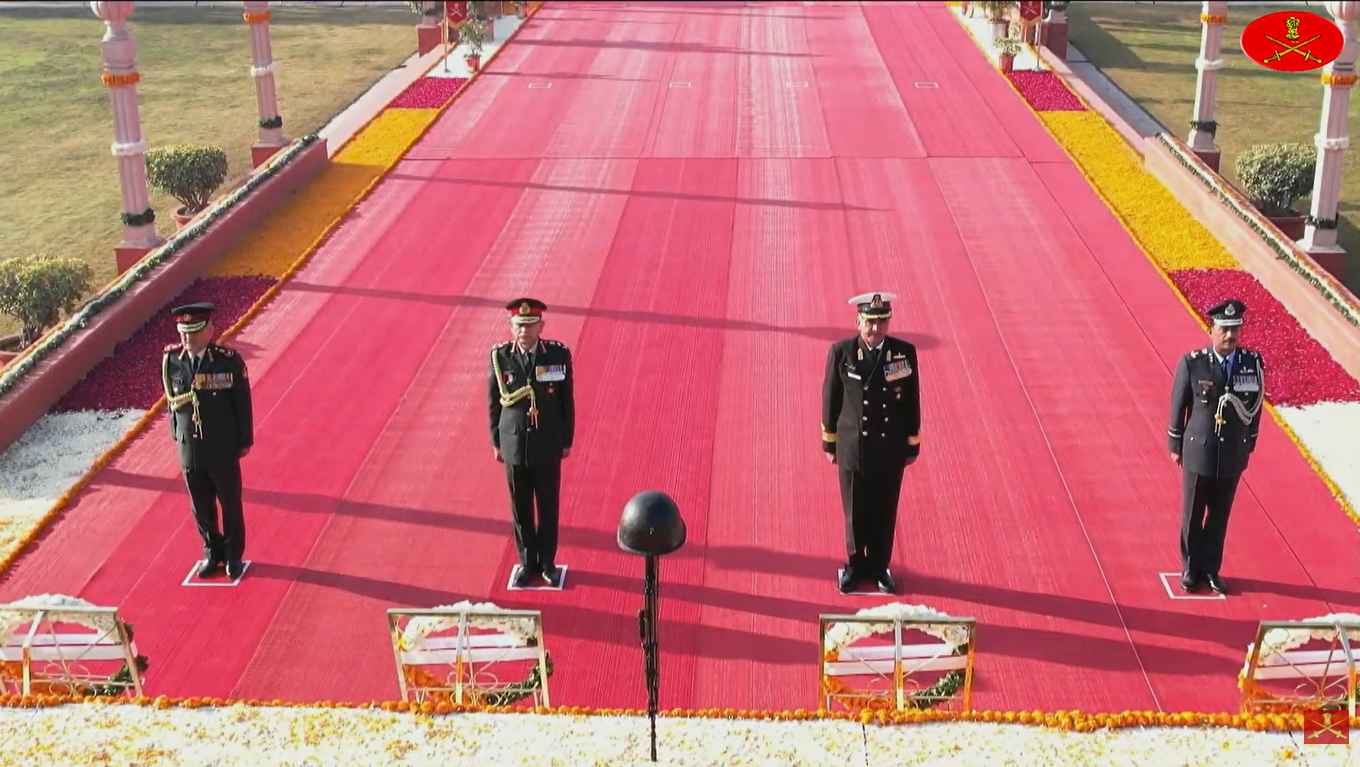 Chief of Defence Staff, Army Chief attend Army Day celebrations in Jaipur