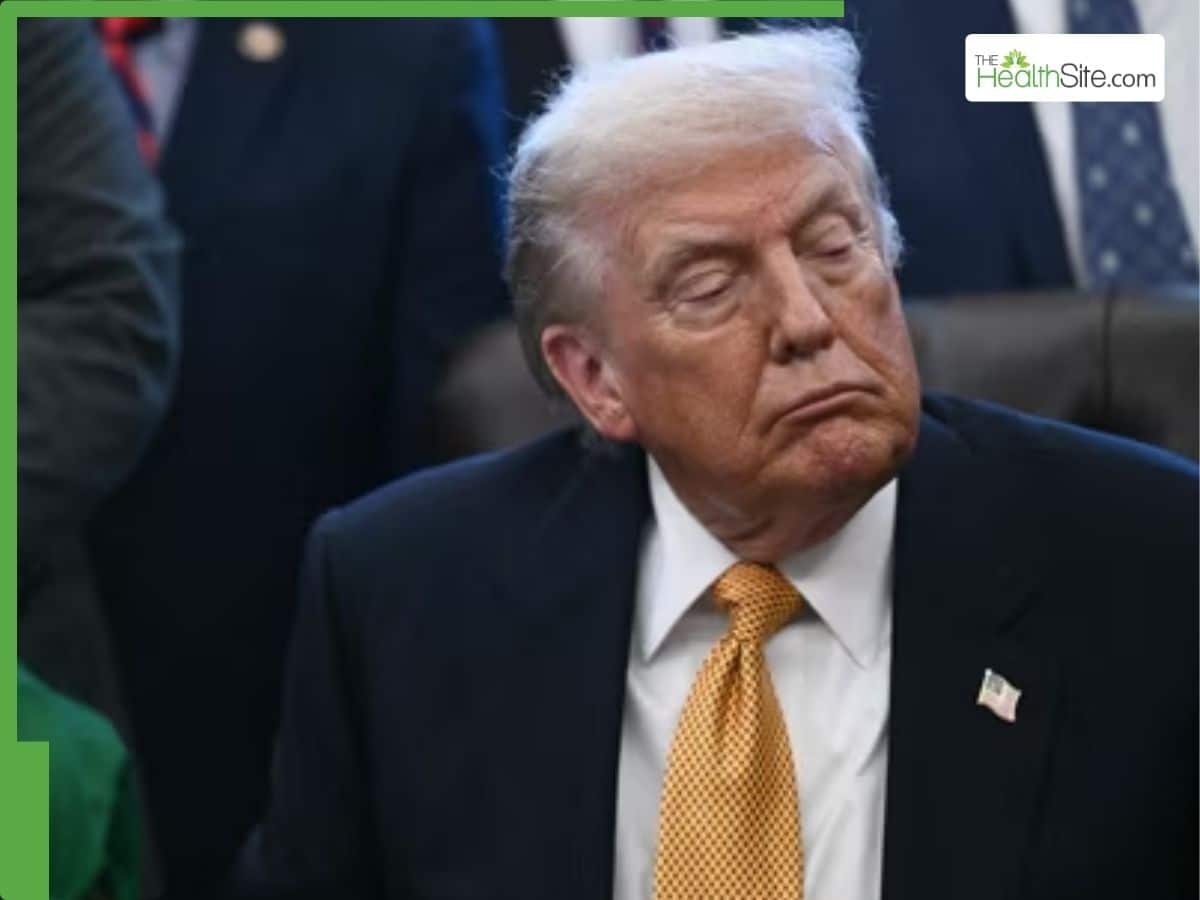 Trump nods off during 'whole milk' meeting, raising eyebrows about age ...