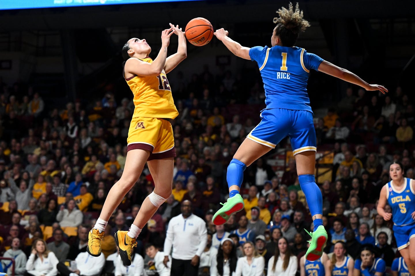 Kiki Rice, Lauren Betts power No. 3 UCLA past Gophers 76-58