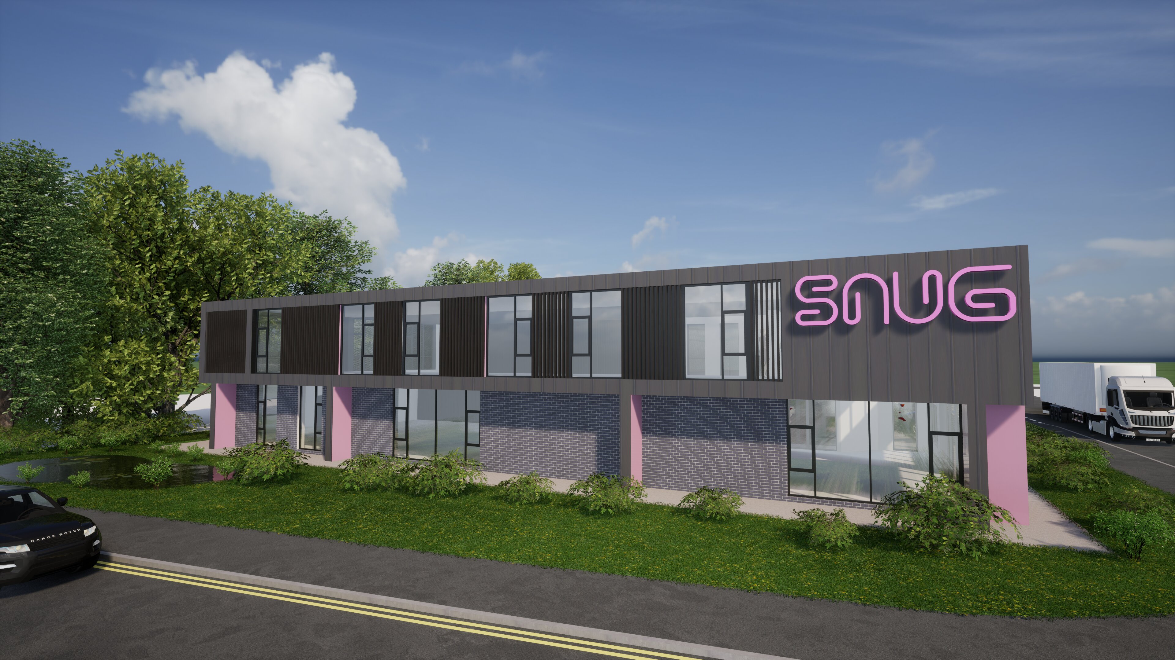 Construction underway on striking new HQ that replaces derelict eyesore ...