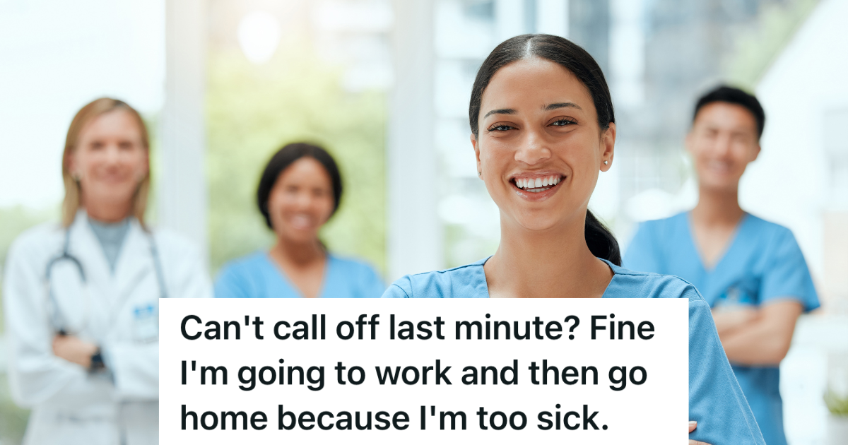 Healthcare worker goes to work sick because she doesn’t want an ...