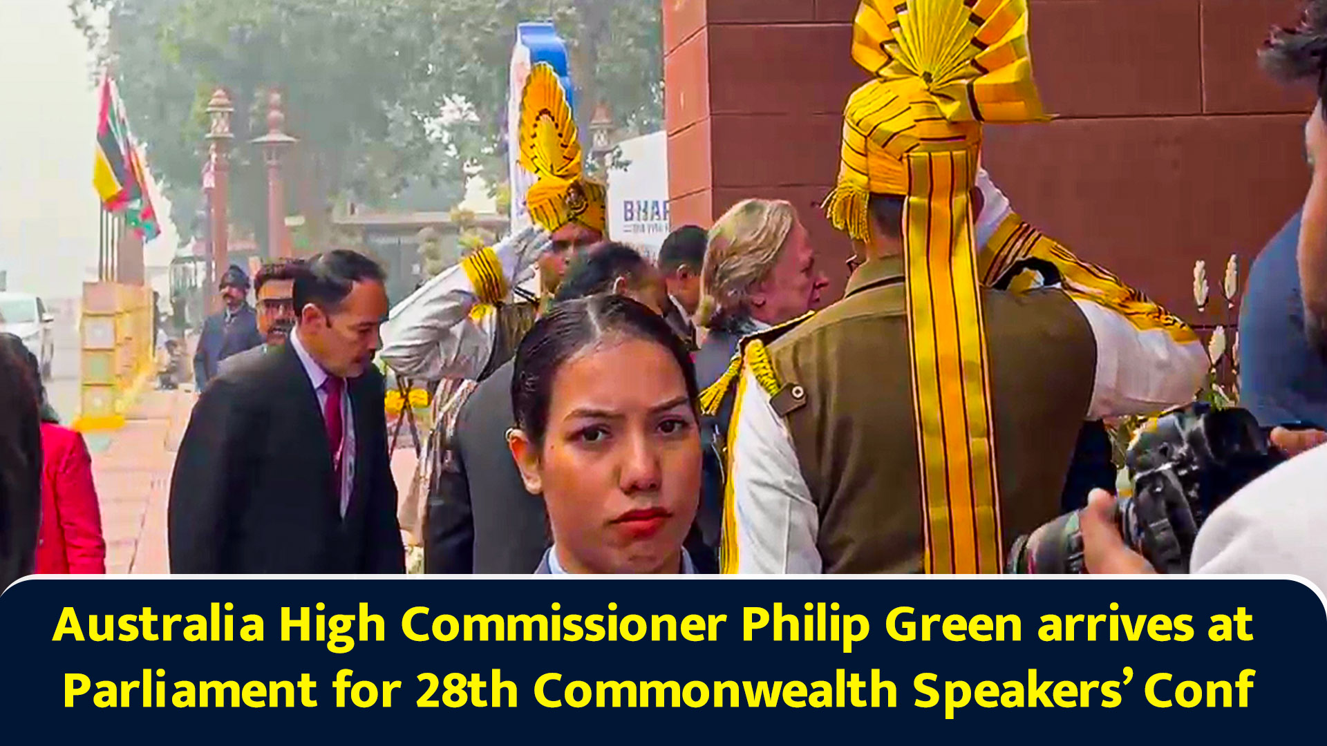 Australia High Commissioner Philip Green arrives at Parliament for 28th ...