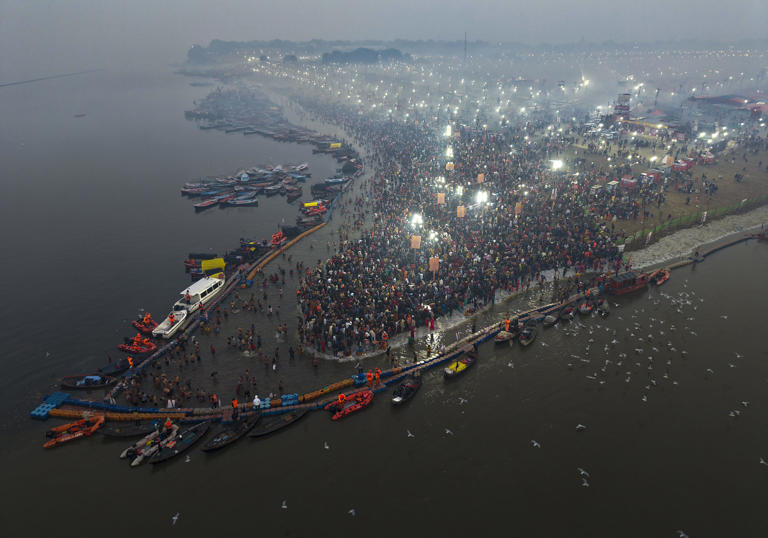 Magh Mela: Over 36 lakh take dip at Sangam on Makar Sankranti